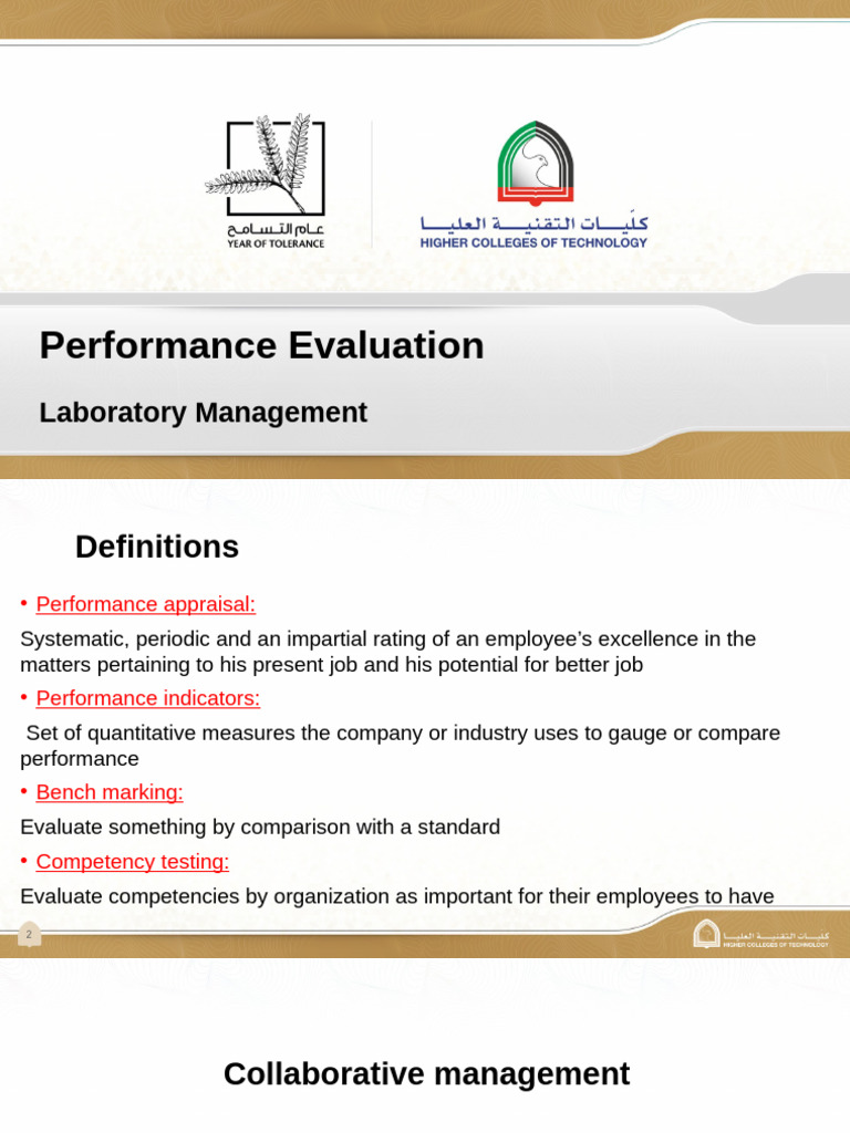 8.week4 - Lecture 8 - CLO2 2.3 Performance Evaluation | PDF | Performance Appraisal ...