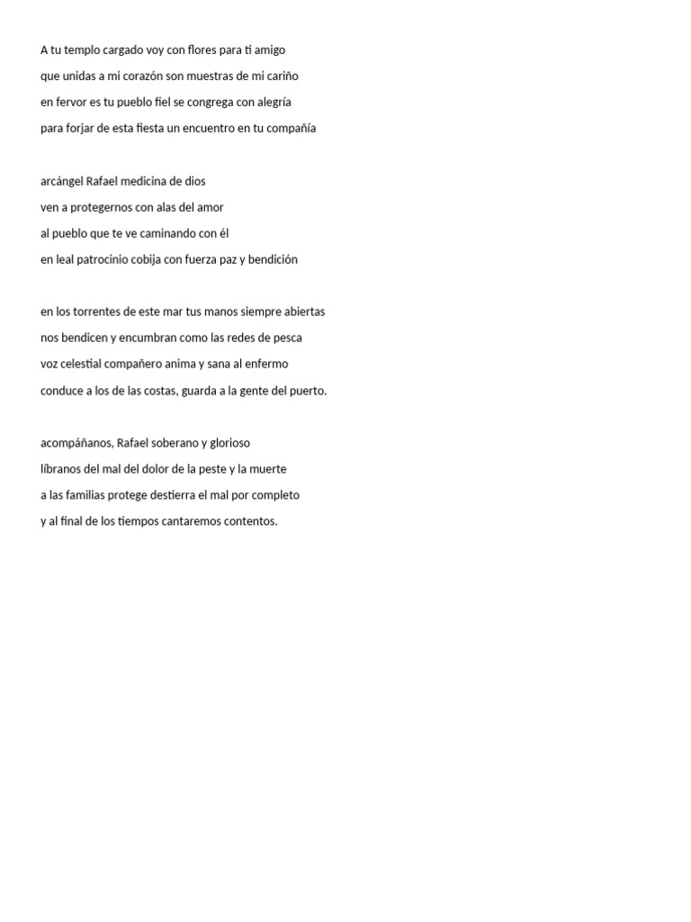 Himno a San Rafael | PDF