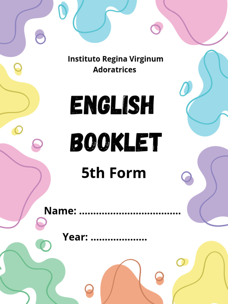 Cuadernillo de ingl-s 5to grado TM | PDF