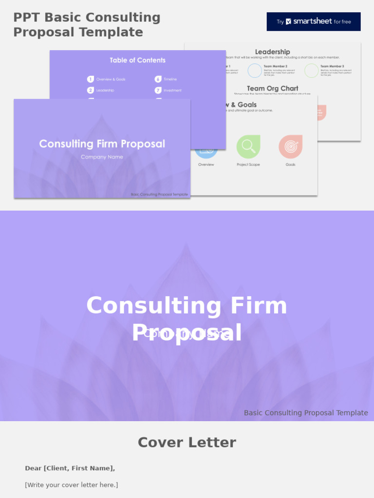 IC PPT Basic Consulting Proposal Template 12182 Powerpoint | PDF