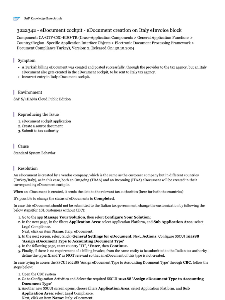Italy Edoc | PDF