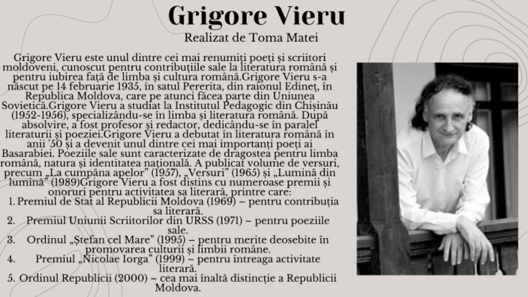 Grigore Vieru | PDF