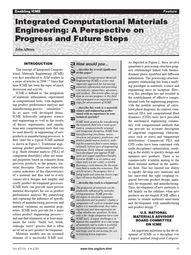 (2011) Integrated_Computational_Mater | PDF | Finite Element Method | Engineering