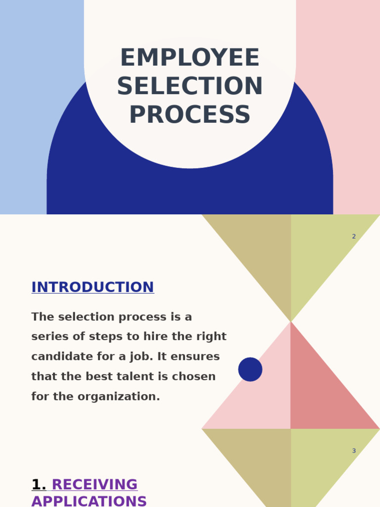 Employee Selection Process | PDF