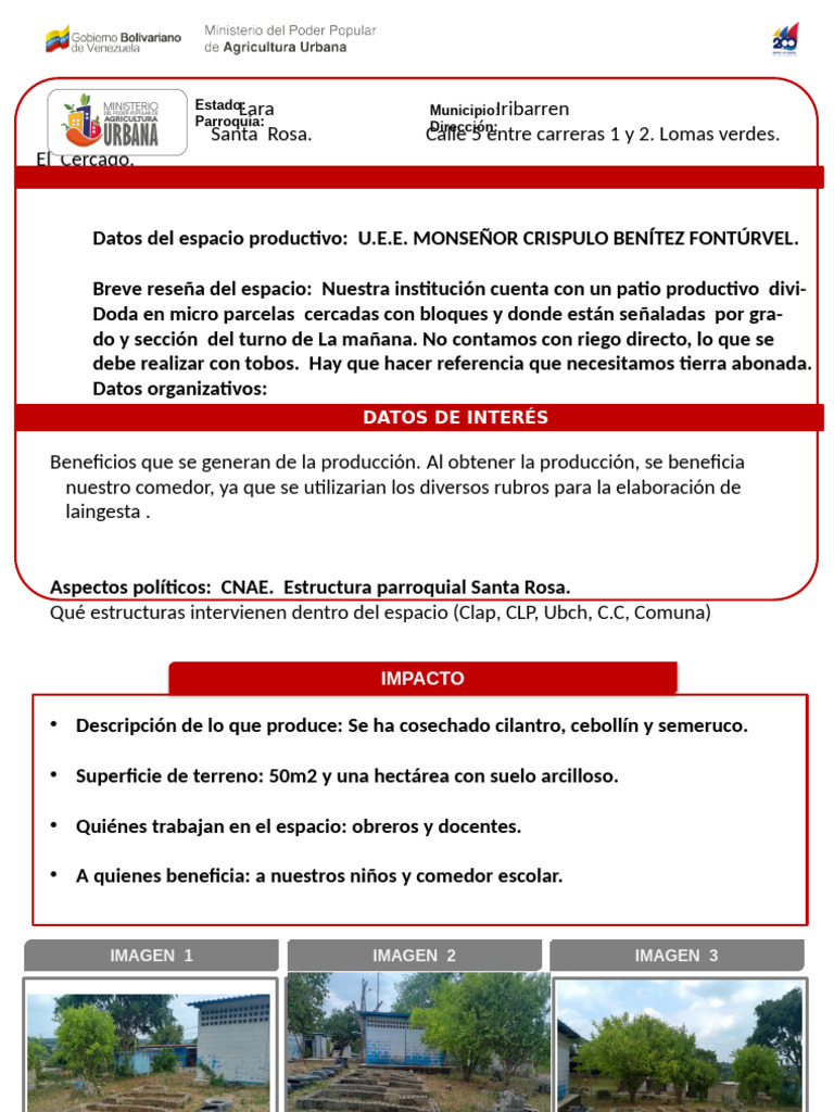 U.E.E. Monseñor Crispulo Benítez | PDF