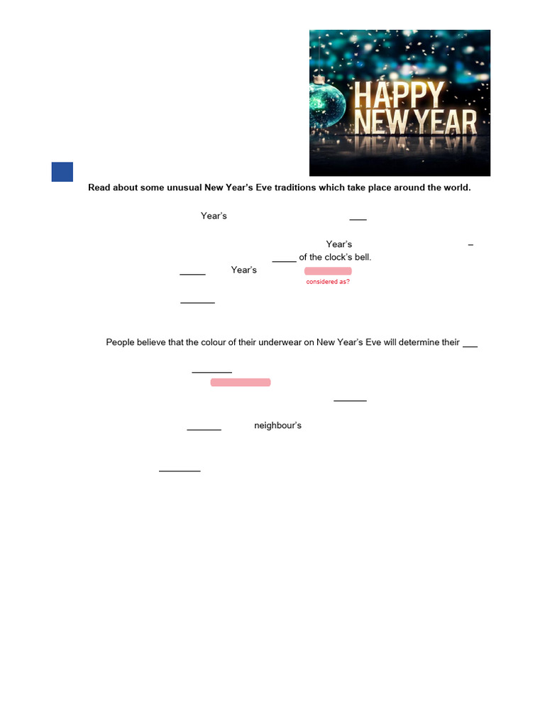 Happy New Year! | PDF