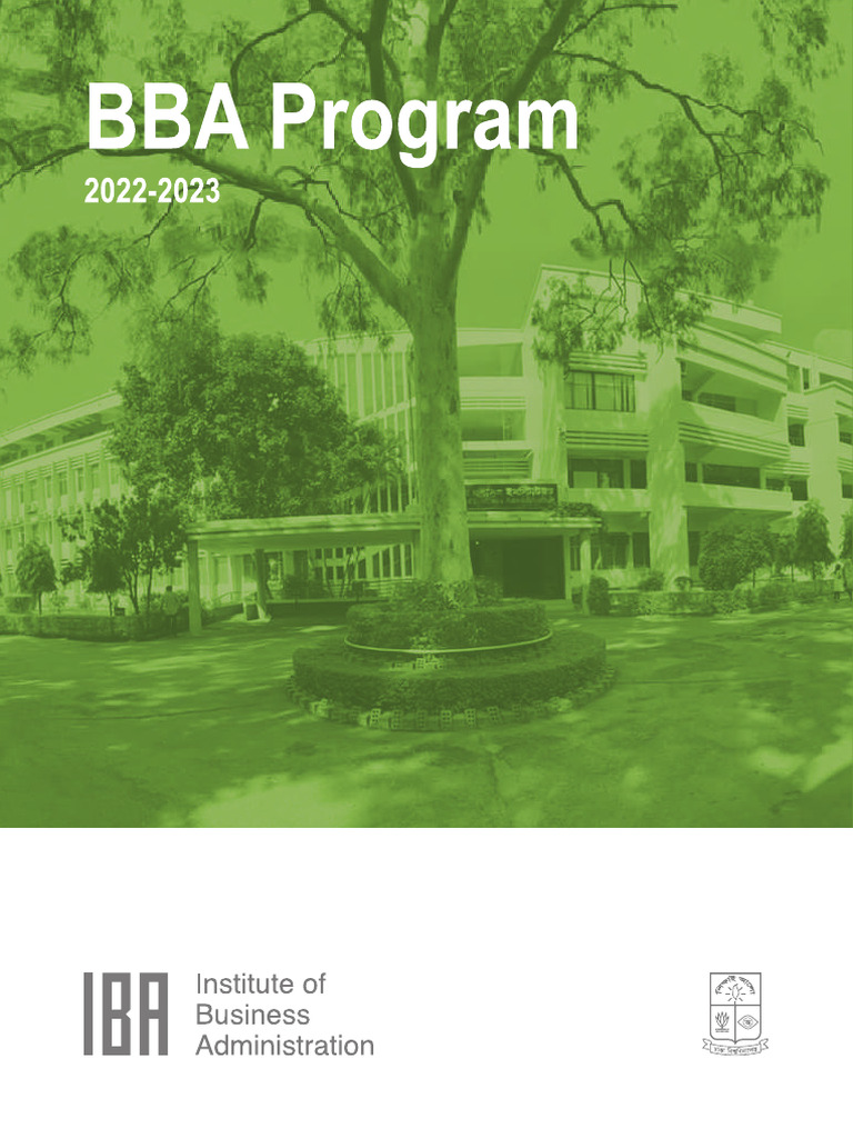 BBA Brochure 2022-2023 | PDF