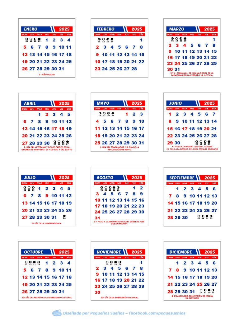 Calendario 2025: Fechas Clave | PDF