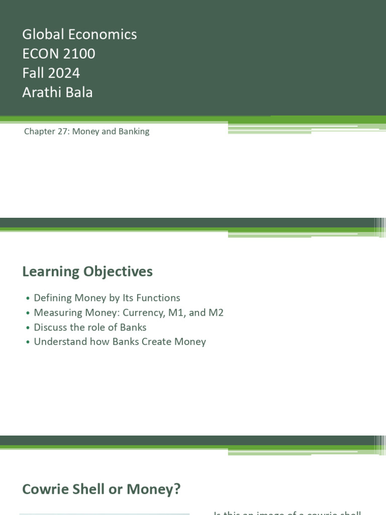 ECON 2100: Money and Banking | PDF | Money | Money Supply