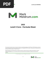 CFA Level III Formula Sheet 2025 by Fabian Moa Private Markets Pathway | PDF | Investing ...