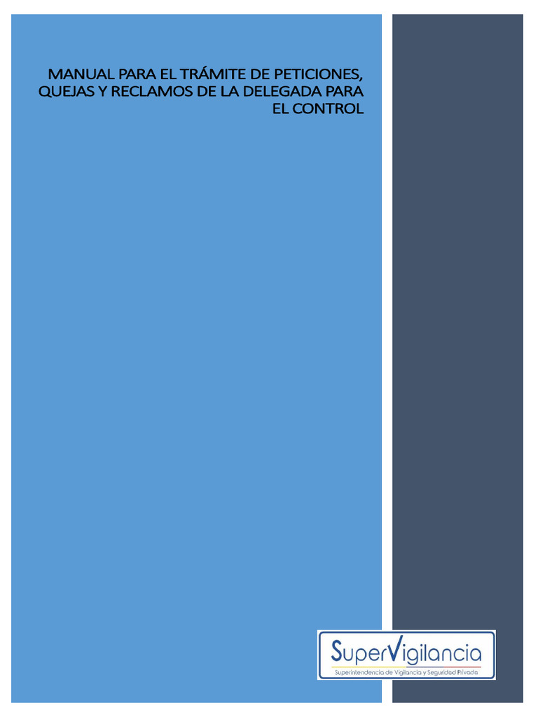 Manual para El TR - Mite de Peticiones - Quejas y Reclamos de La ...