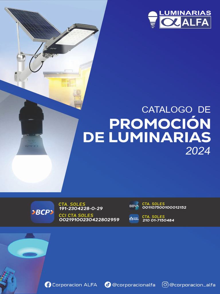 Catalogo Promoción Luminarias 2024 - C14 (18-09) | PDF | Bienes ...