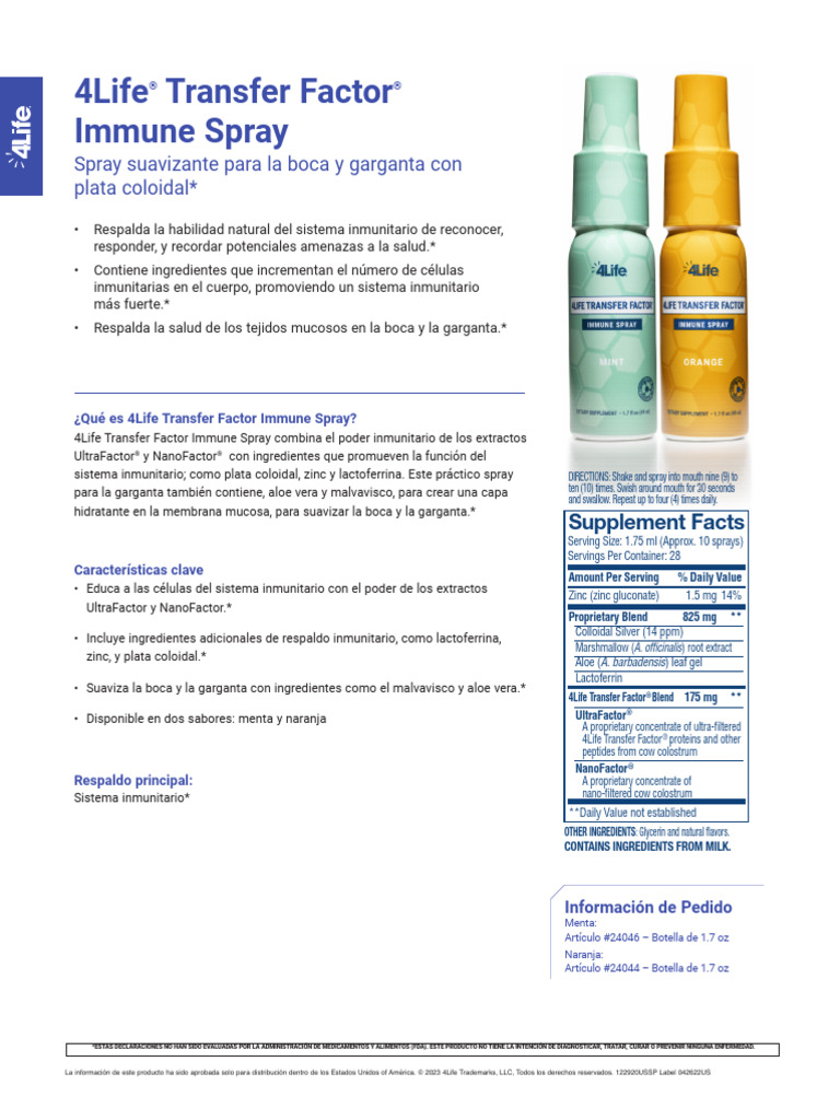 ImmuneSpray SP 020822023 20230210115516 | PDF
