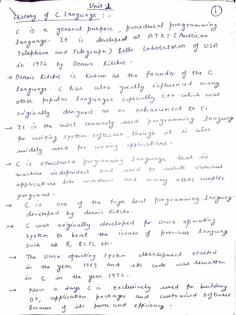 C Language Unit 2 | PDF