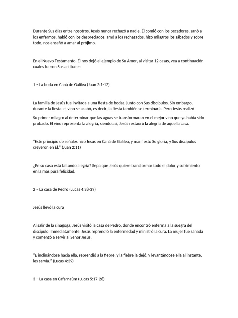Predica de Hoy. | PDF | Jesús | eucaristía
