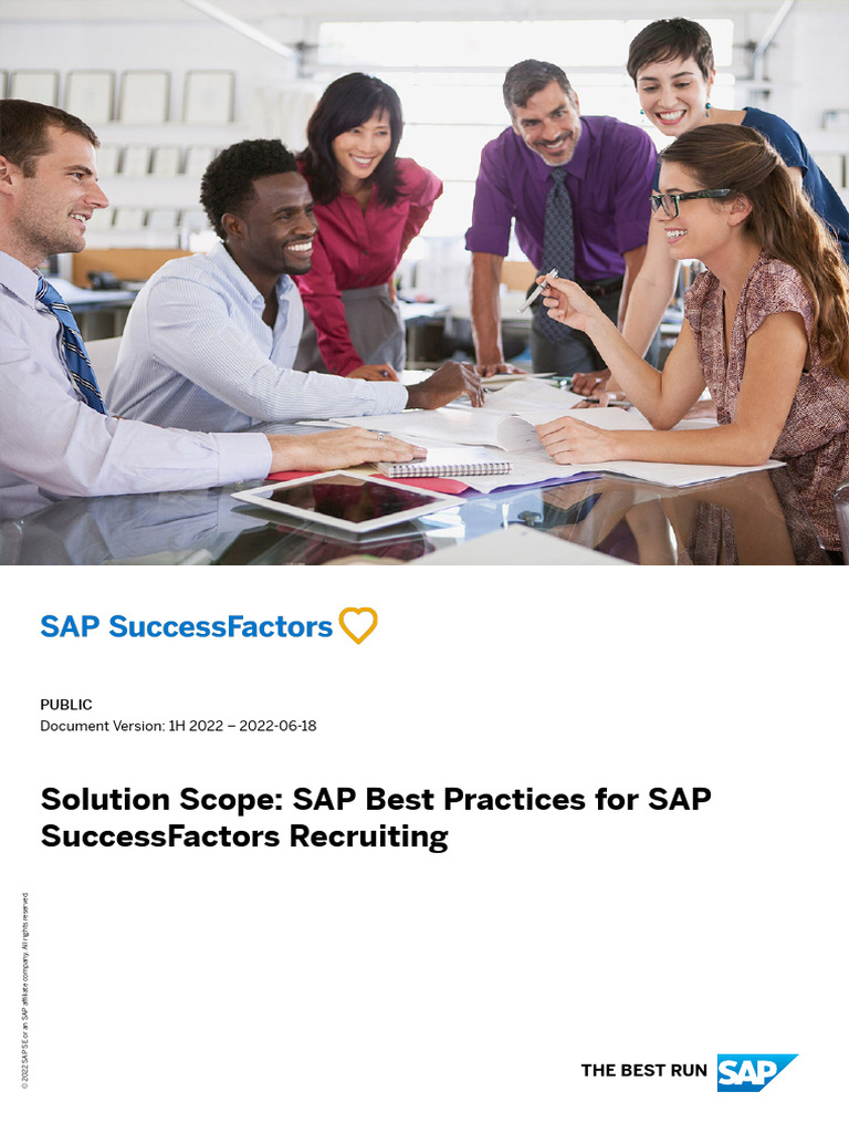 BP SFSF SFREC2205 21 Solution Scope EN XX | PDF | Software Testing