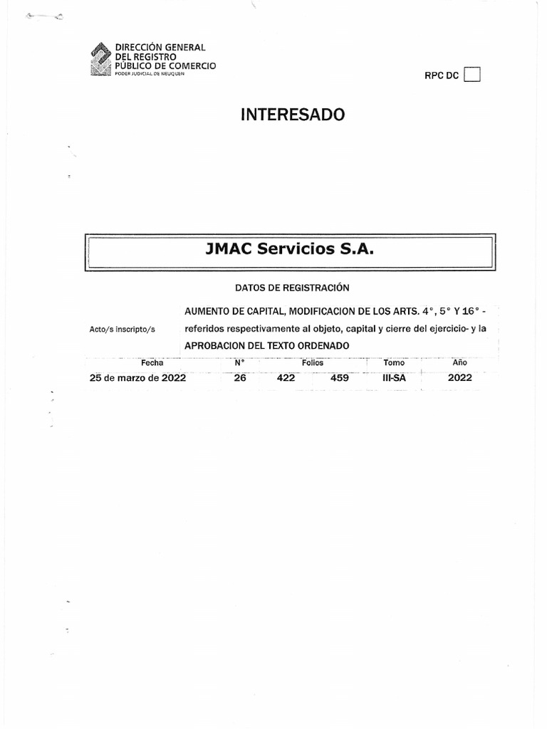 Estatuto - Texto Ordenado | PDF