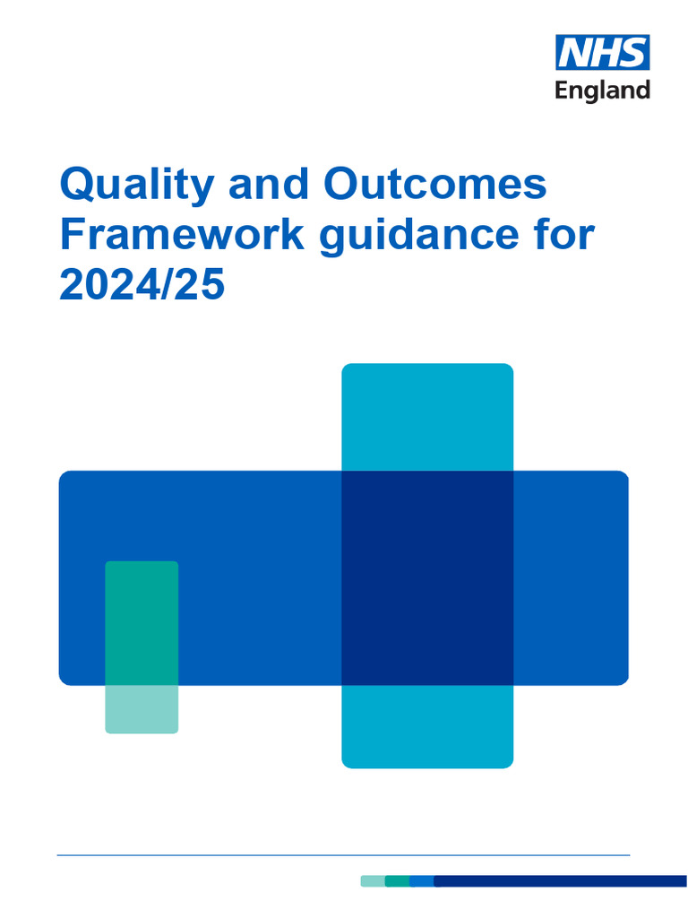 PRN01104 Quality and Outcomes Framework Guidance For 2024 25 | PDF ...