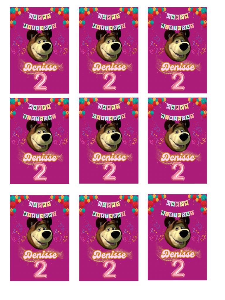 Etiquetas Dulceros Denisse | PDF