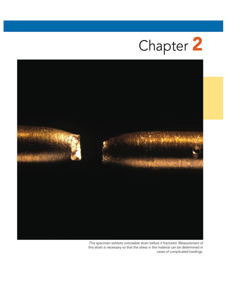 Strength of Materials Ch2 | PDF | Deformation (Engineering) | Geometry