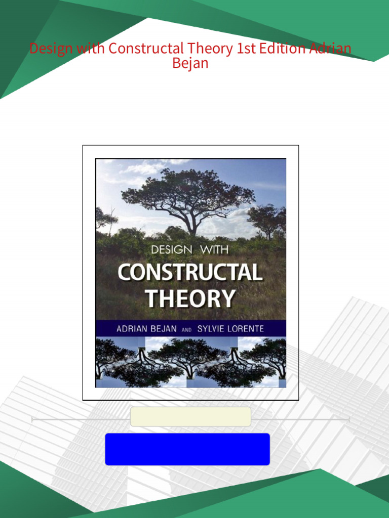 Design with Constructal Theory 1st Edition Adrian Bejan - Quickly download the ebook to start ...
