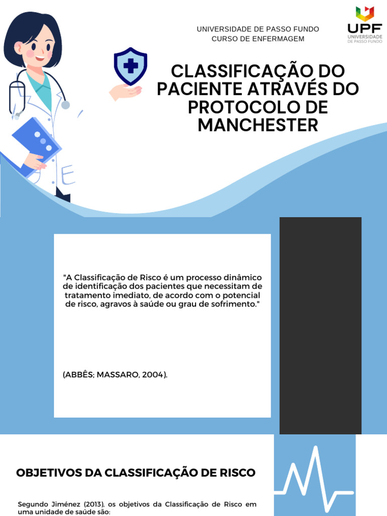 PROTOCOLO DE MANCHESTER - Nova | PDF | Enfermagem