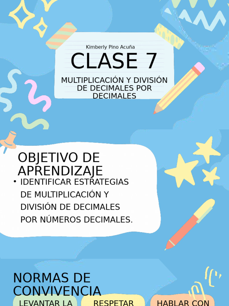 Multiplicación y División de Decimales | PDF