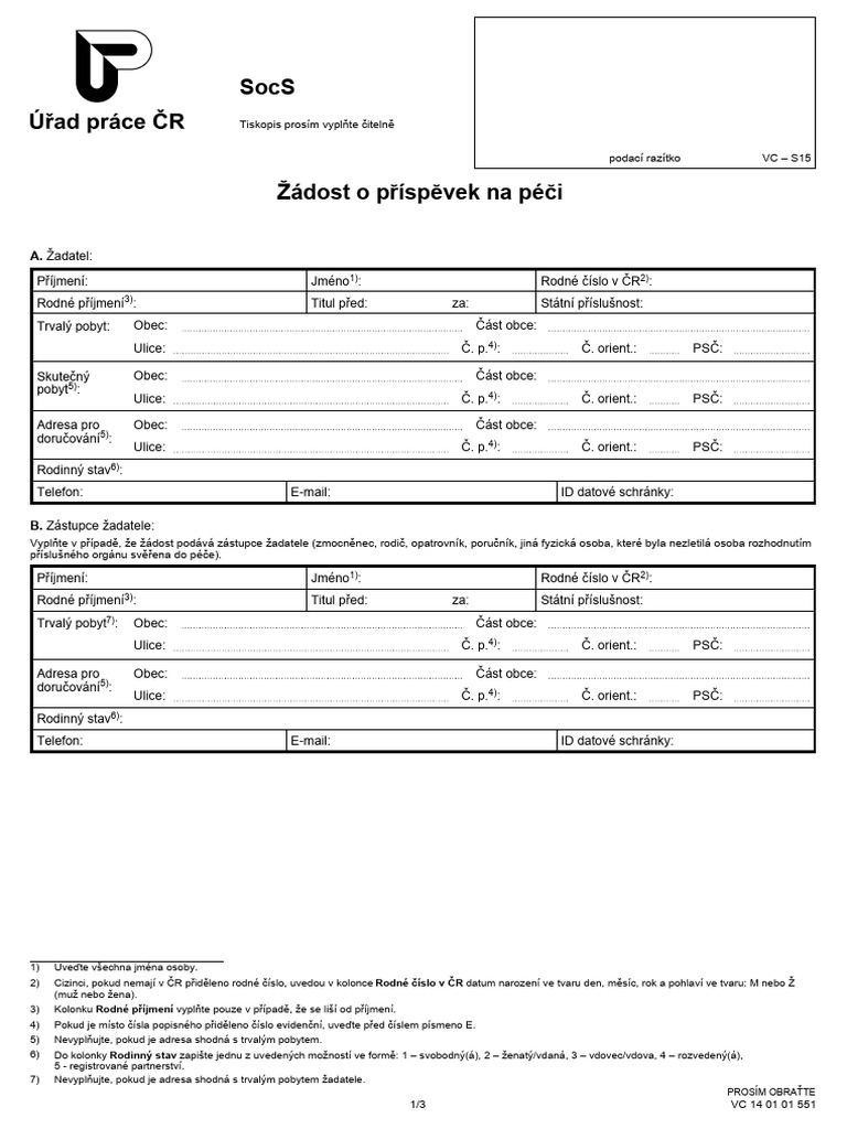 Zadost O+prispevek Na Peci | PDF