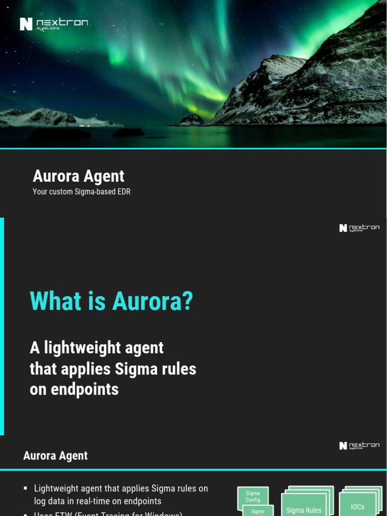 Aurora Agent Overview EN 2022 Mar | PDF | Windows Registry | System ...