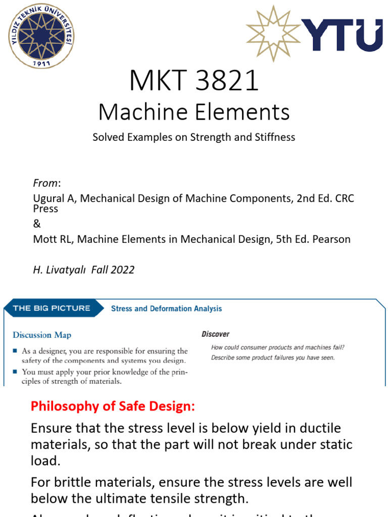 Strength and Stiffness in Machine Design | PDF