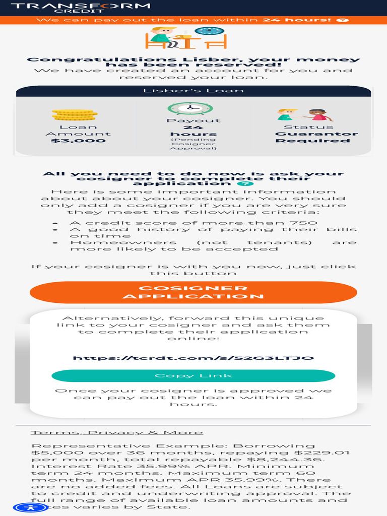 Quick Loan Approval with Cosigner | PDF