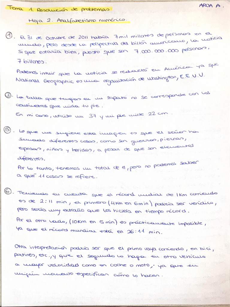 Soluciones Hoja 2 | PDF