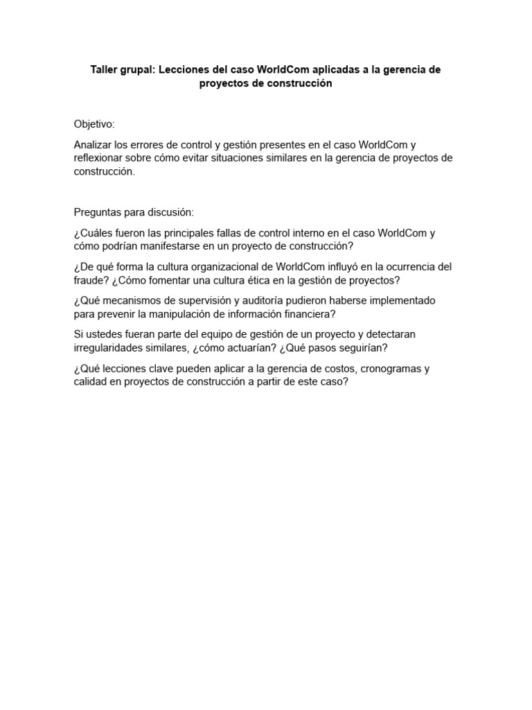 Taller Grupal - Seccion1 | PDF