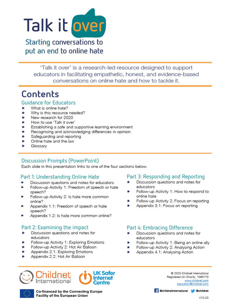 Talk It Over | PDF | Prejudices | Discrimination