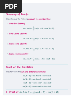 Product To Sum and Sum To Product Formulas | PDF | Mathematics ...