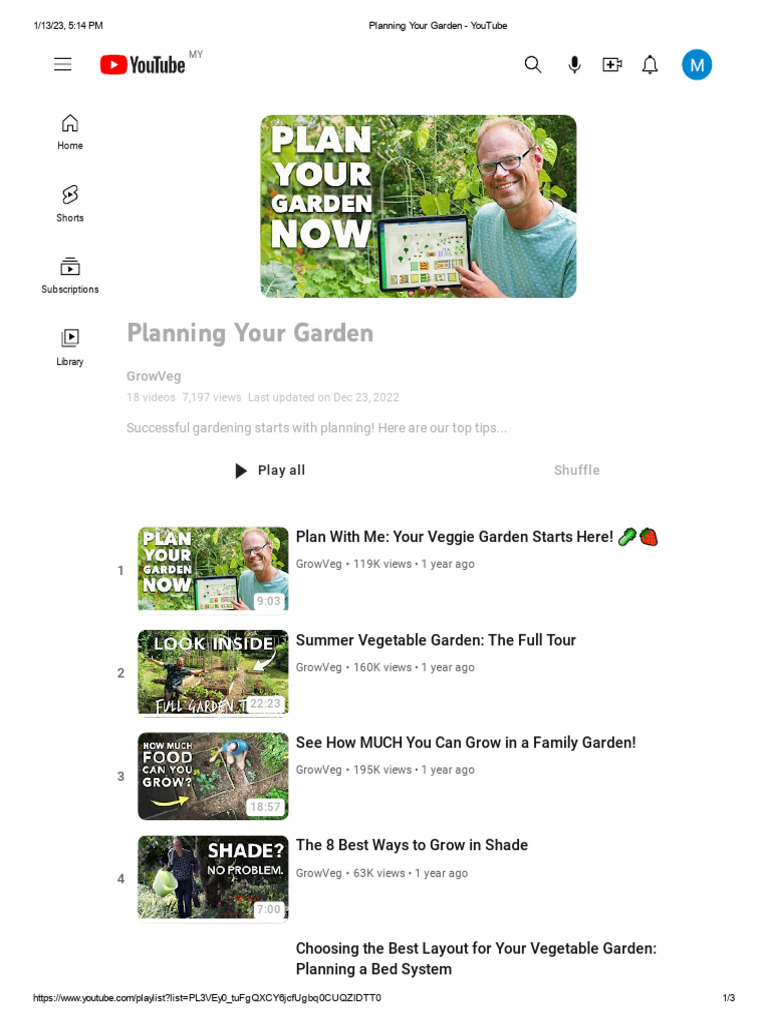 Planning Your Garden - YouTube | PDF | Agriculture | Food Industry