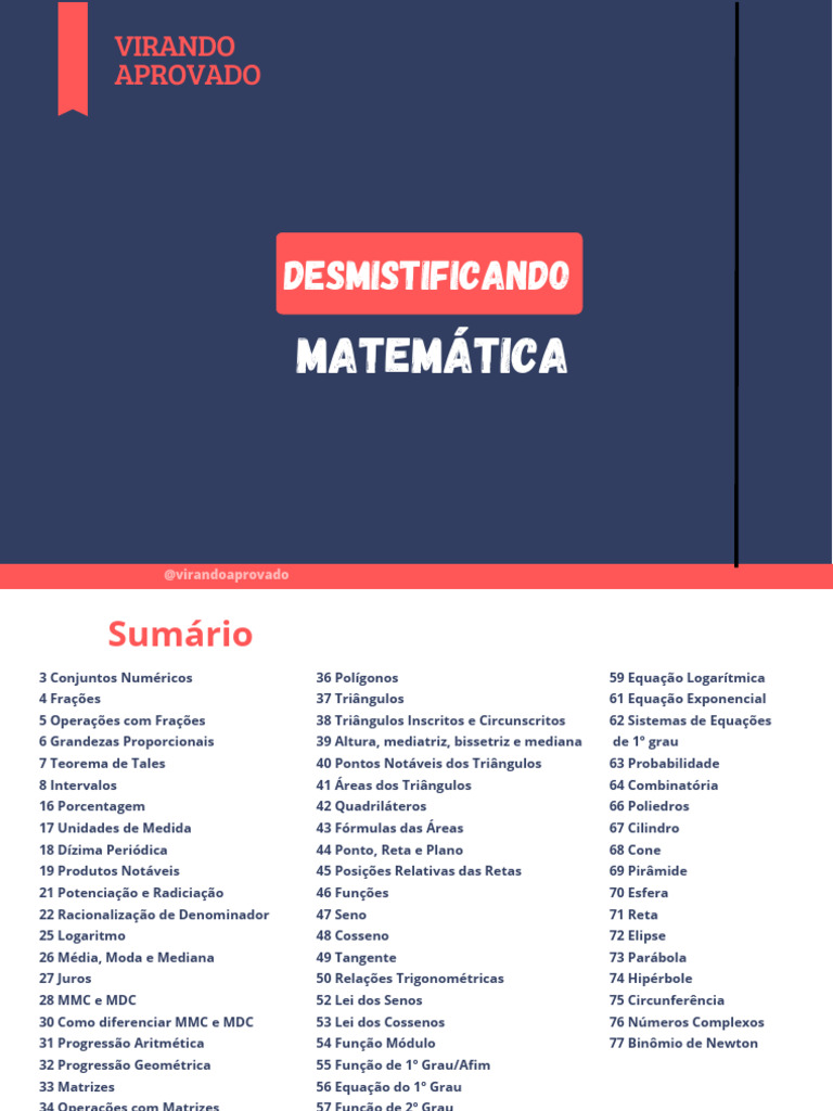 Mapas Mentais de Matematica | PDF | Número real | Números