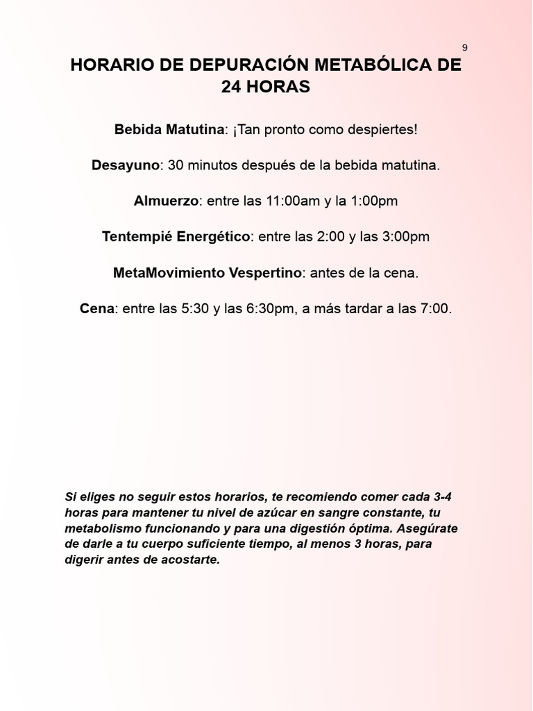 Metabolic Flush | PDF