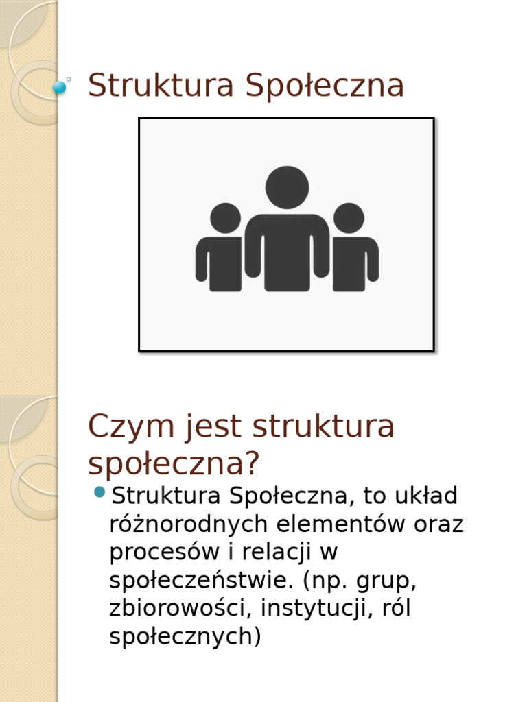 Struktura Społeczna | PDF