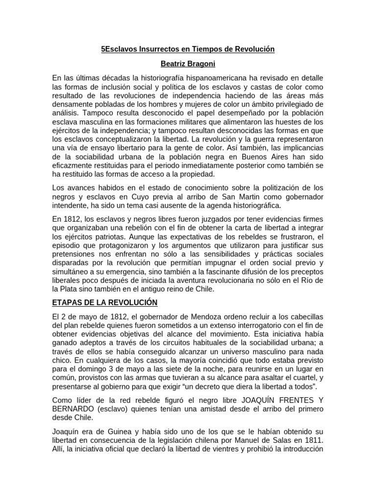 Coloquio Final Americana | PDF | Esclavitud | Castigos