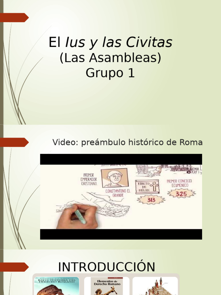 Ius y Civitas en el Derecho Romano | PDF | Roma antigua ...