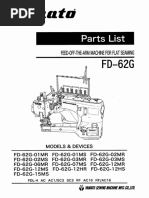 Fischbein Model 100 Parts Manual | PDF | Sewing Machine | Screw