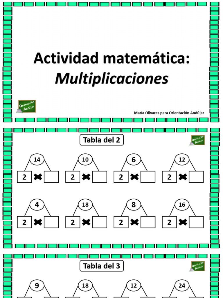 Actividad Multiplicacion | PDF