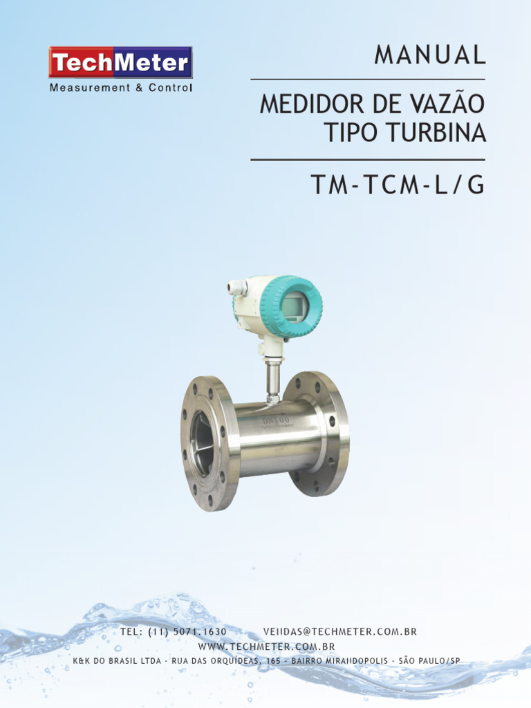TECHMETER_TCM_MedidorVazao_EN | PDF | Instrumentation | Inductor