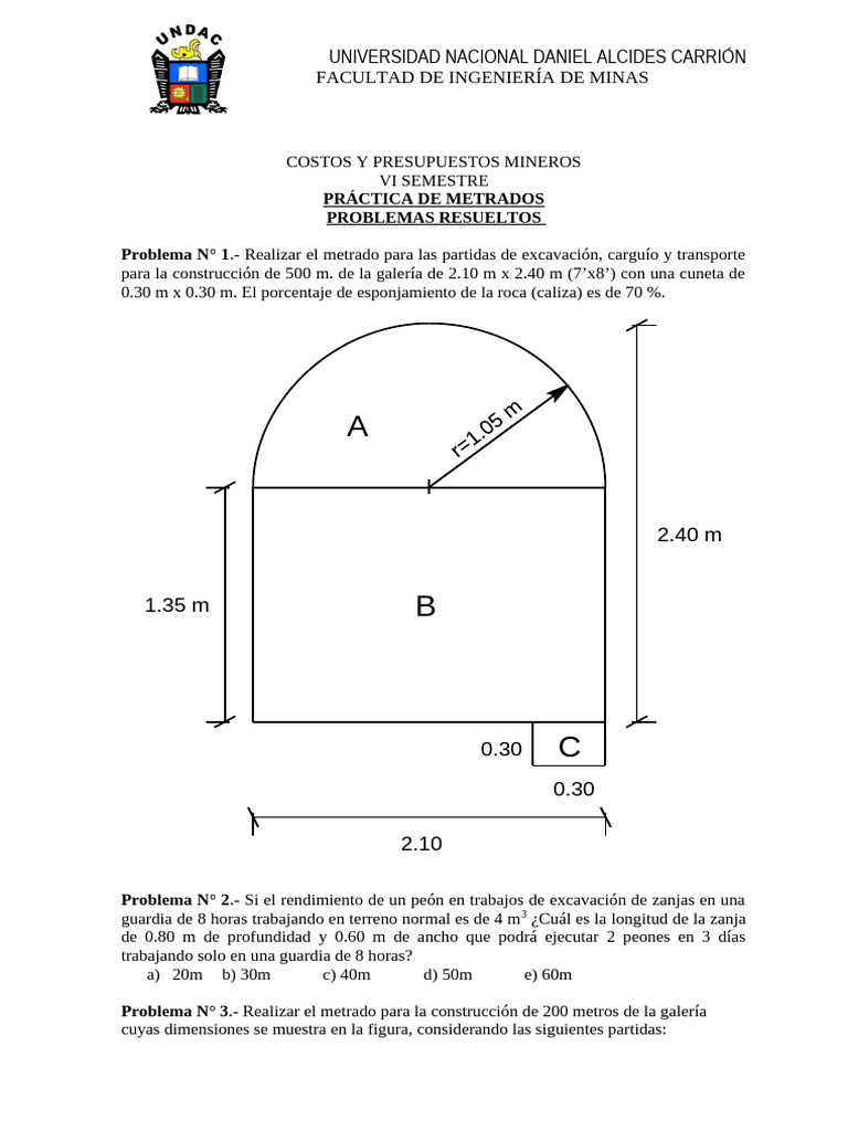 5 Práctica - Metrados | PDF