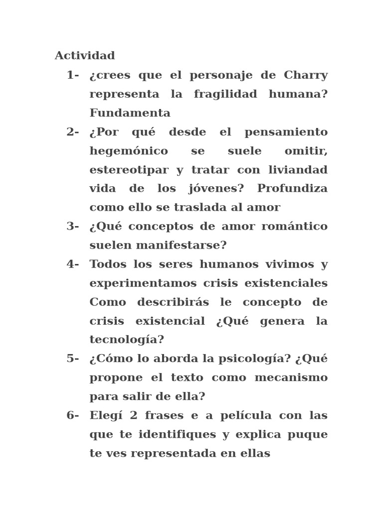 Peli Cula | PDF | Existencialismo | Terapia de conducta cognitiva