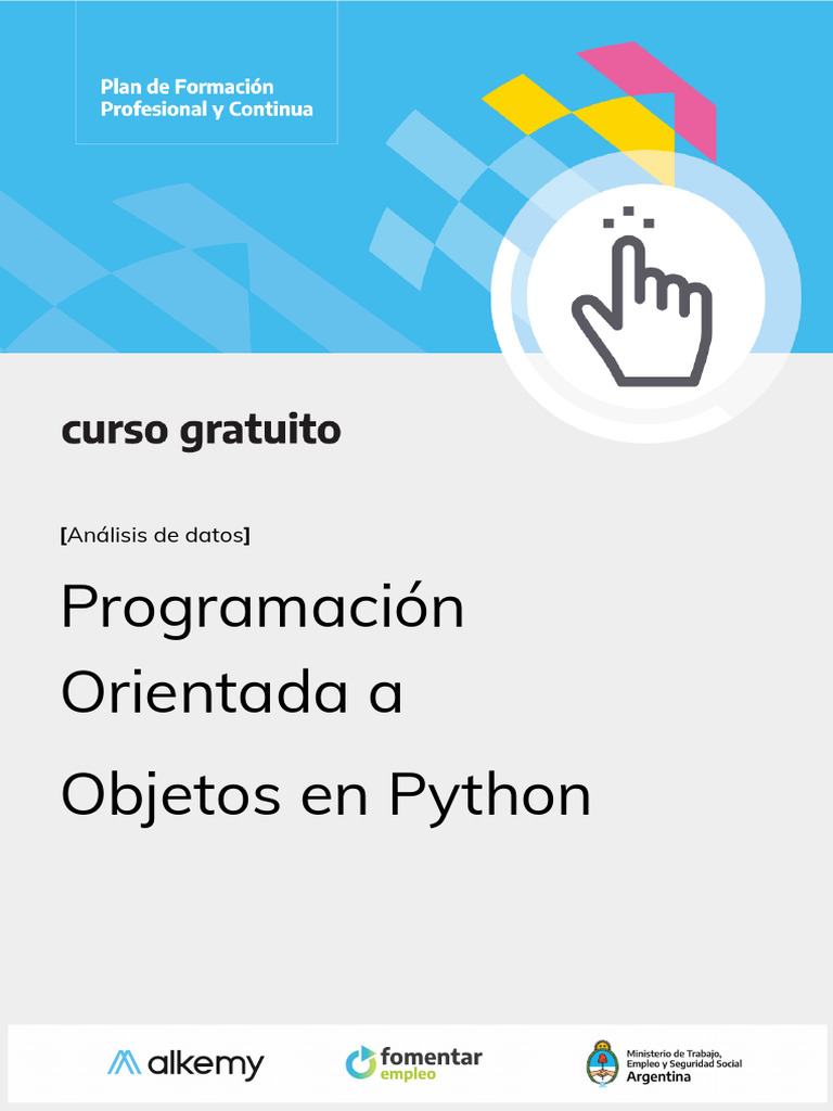 Manual 2.2 - POO en Python - Análisis de Datos - Min. Trabajo | PDF | Herencia (Programación ...