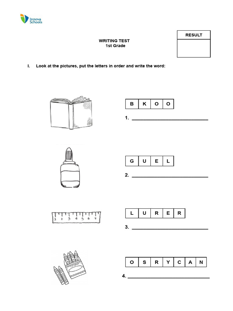 Writing Test | PDF