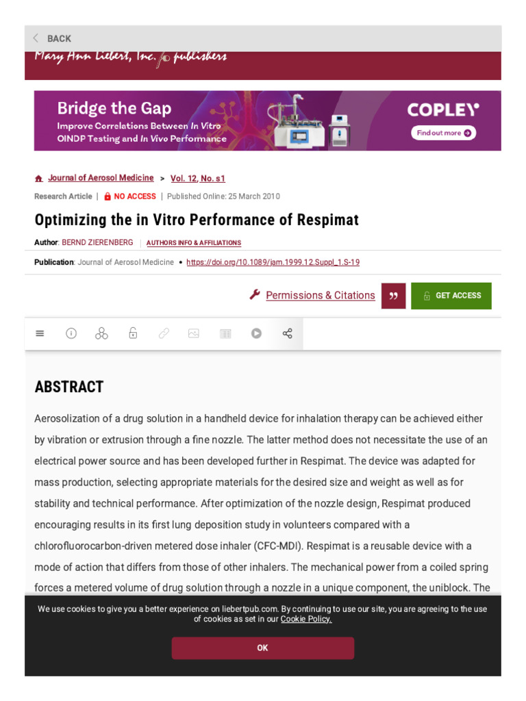 Optimizing the in Vitro Performance of Respimat _ Journal of Aerosol ...