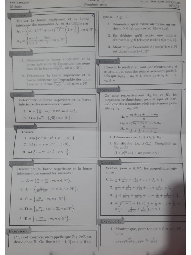 Colle Math Mpsi3 | PDF
